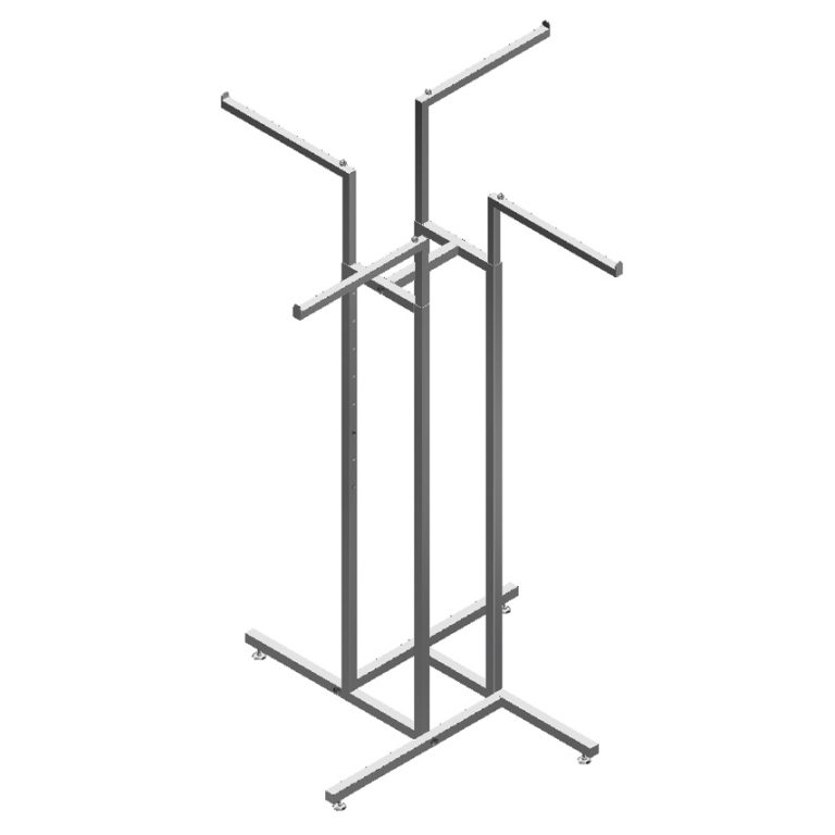 4 WAY RACK -4 STRAIGHT SQUARE ARMS - Kin-Lai