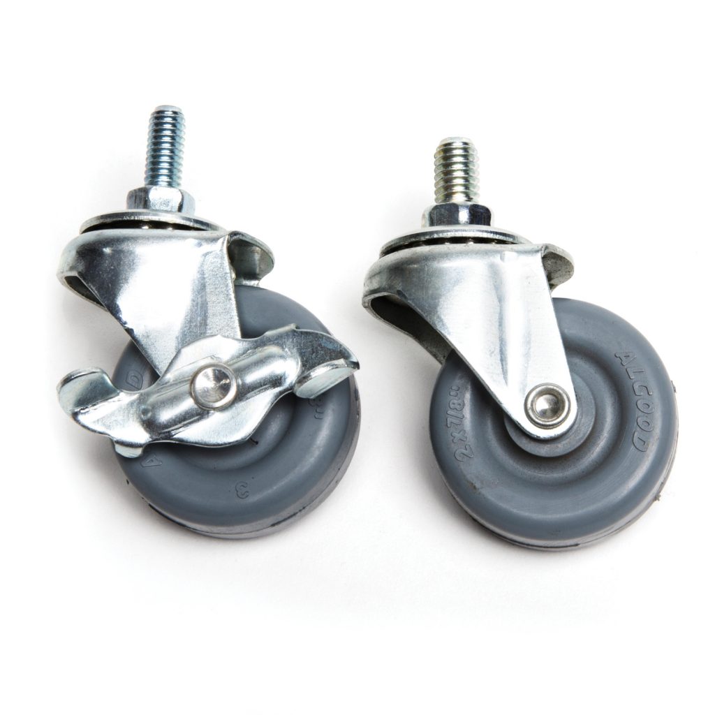 3 IND'L BEARING CASTER, 3/8" -W/O LOCK - Kin-Lai